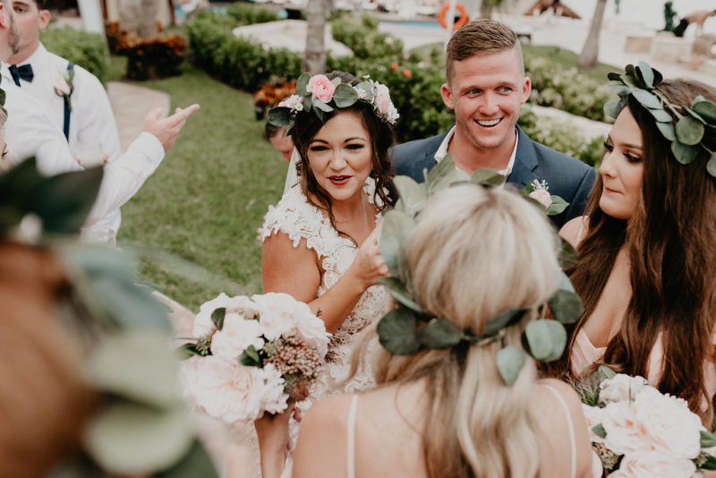 Beach Wedding in Mexico, at Azul Beach Resort – Alexis + Brett