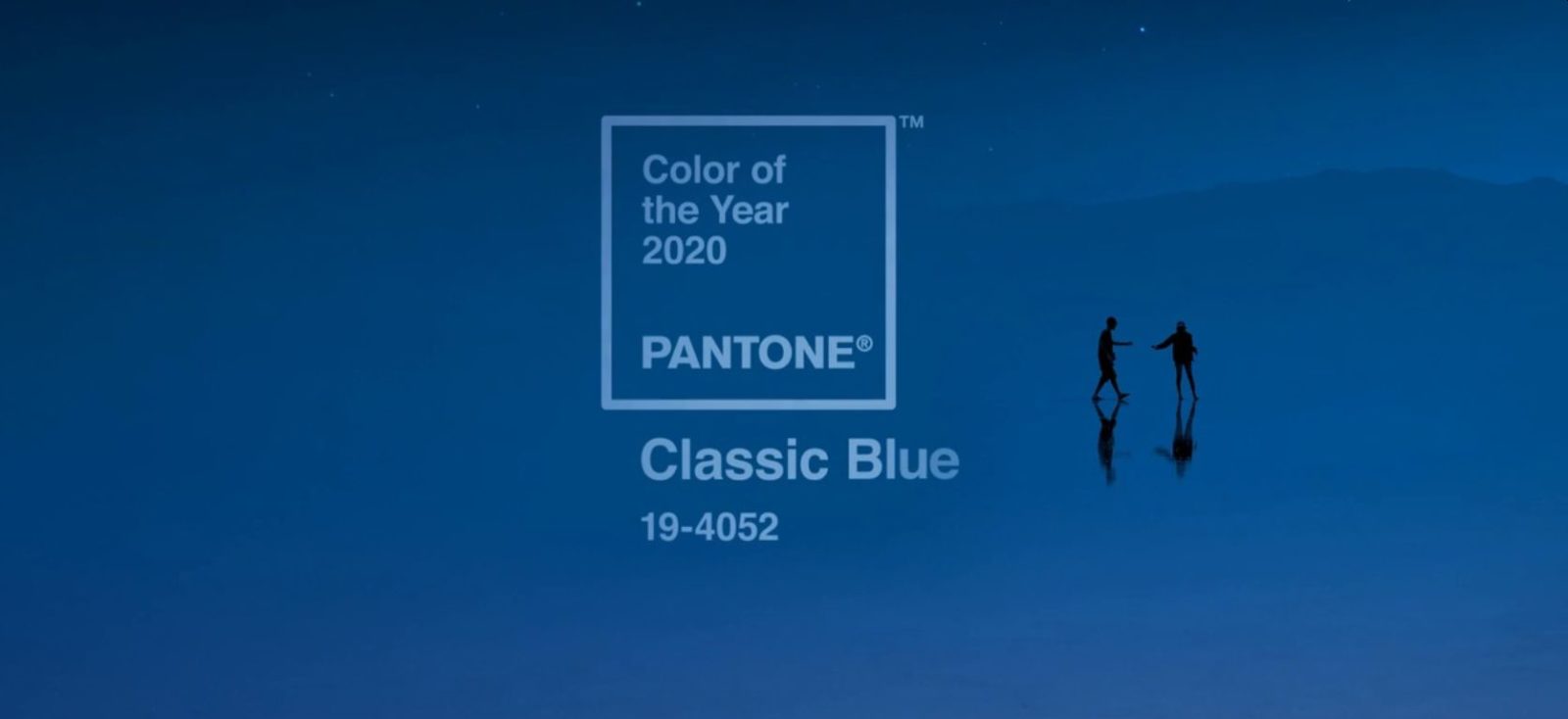 The 2020-Colour of the Year by Pantone: Classic Blue