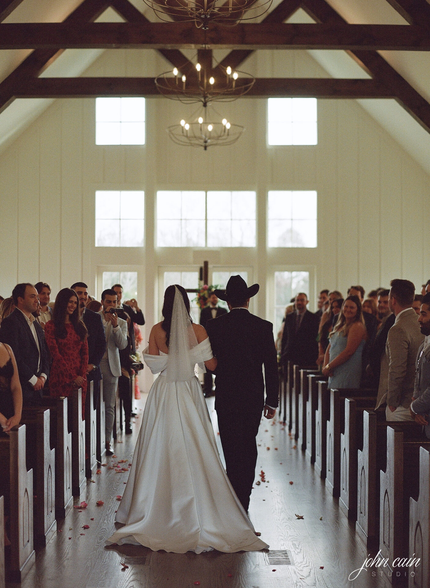 Brett Cooper Got Married in a Romantic Daalarna Dress