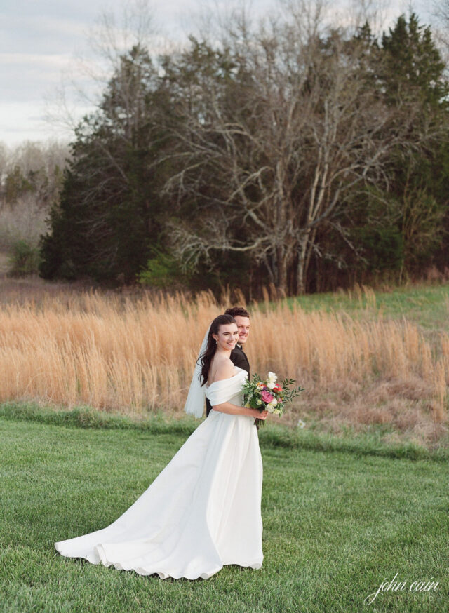 Brett Cooper Got Married in a Romantic Daalarna Dress