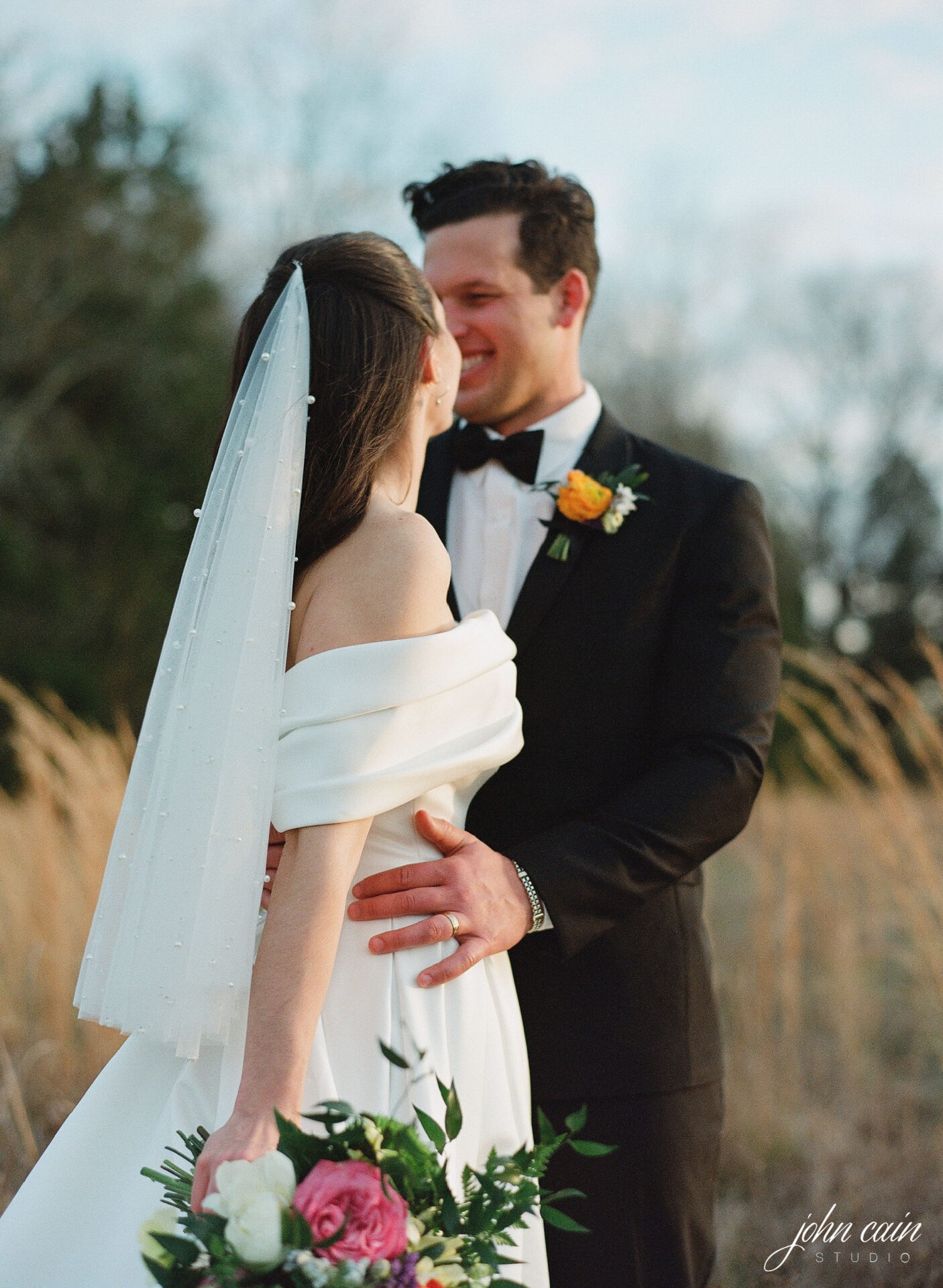 Brett Cooper Got Married in a Romantic Daalarna Dress